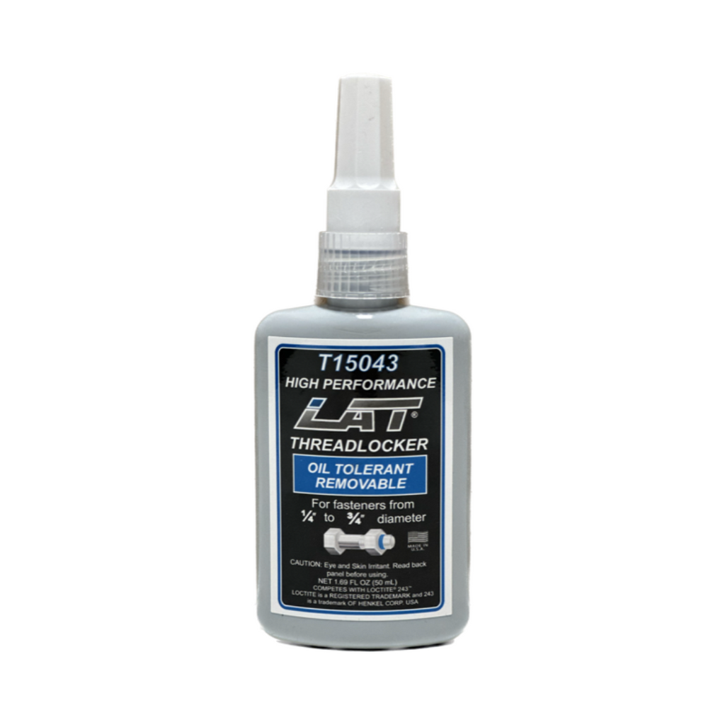 LAT Blue Oil Tolerant Thread Locker – LAT Racing Oils